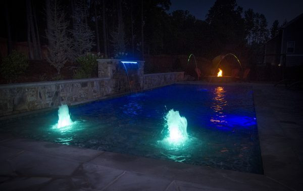 Brilliant Wonders LED Light Bubbler, CMP-J Style Gunite Unit, 100' Cord ...