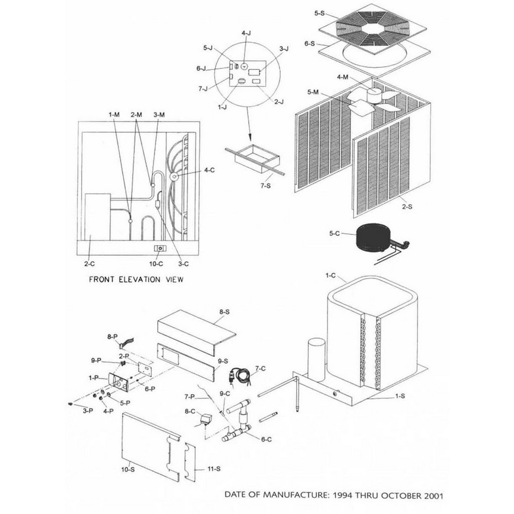 Parts - Heater Parts - Raypak Heat Pump Parts - EZ Pool & Spa Supply