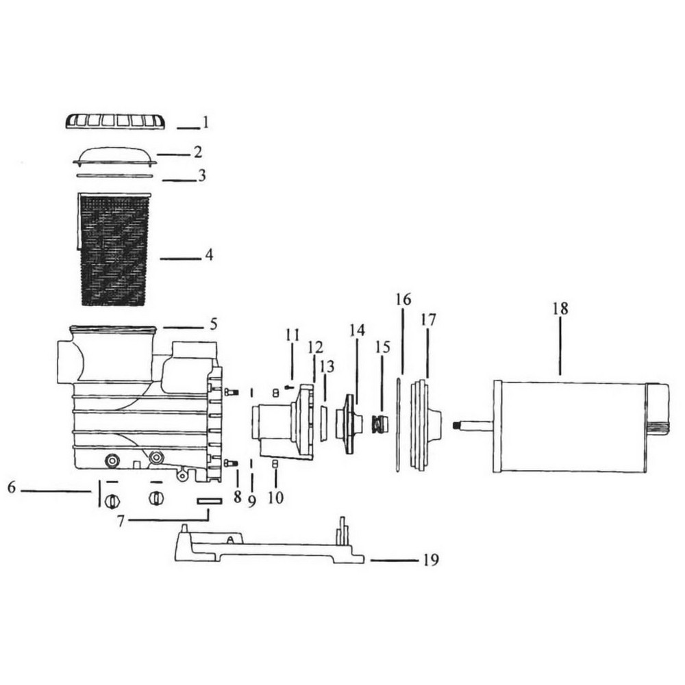 Parts - Pump Parts - Jacuzzi Pump Parts - EZ Pool & Spa Supply