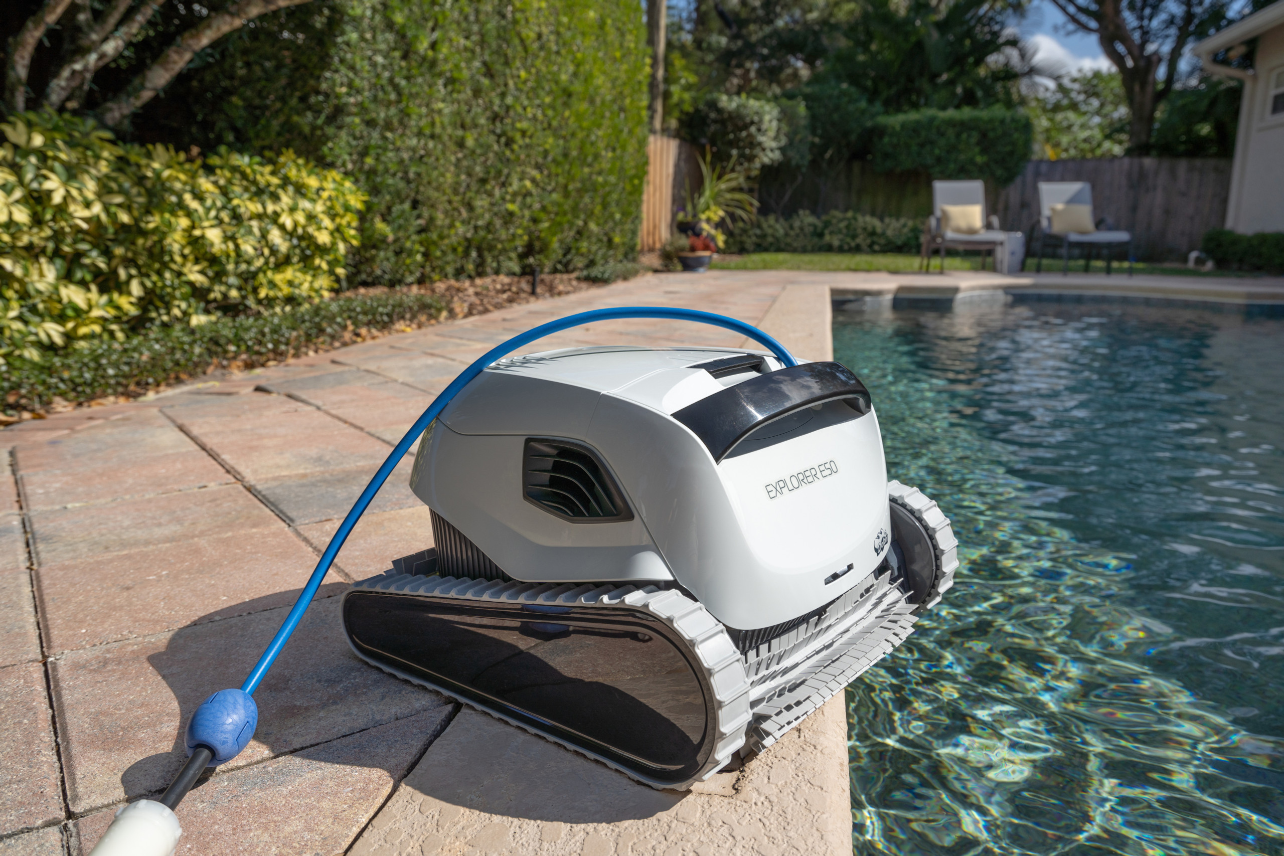 Maytronics Dolphin Explorer E50 Inground Premium Robotic Pool Cleaner ...