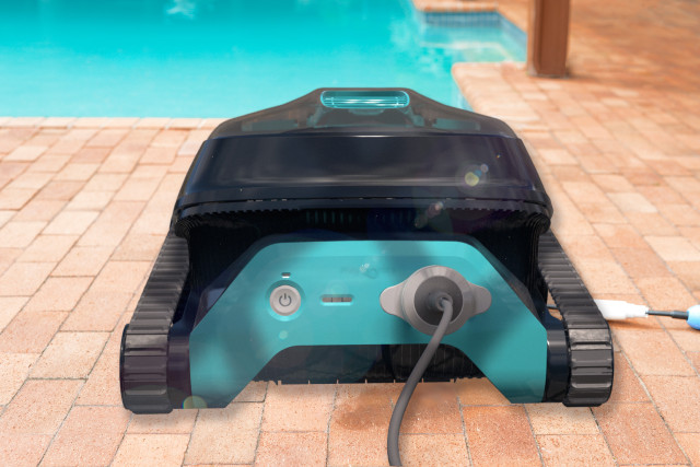 Maytronics Dolphin Liberty 200 - Advanced Cordless Pool Cleaner - EZ ...