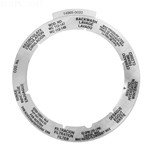 Pentair 1.5" Filter Valve Position Label, 14965-0020 - EZ Pool & Spa Supply