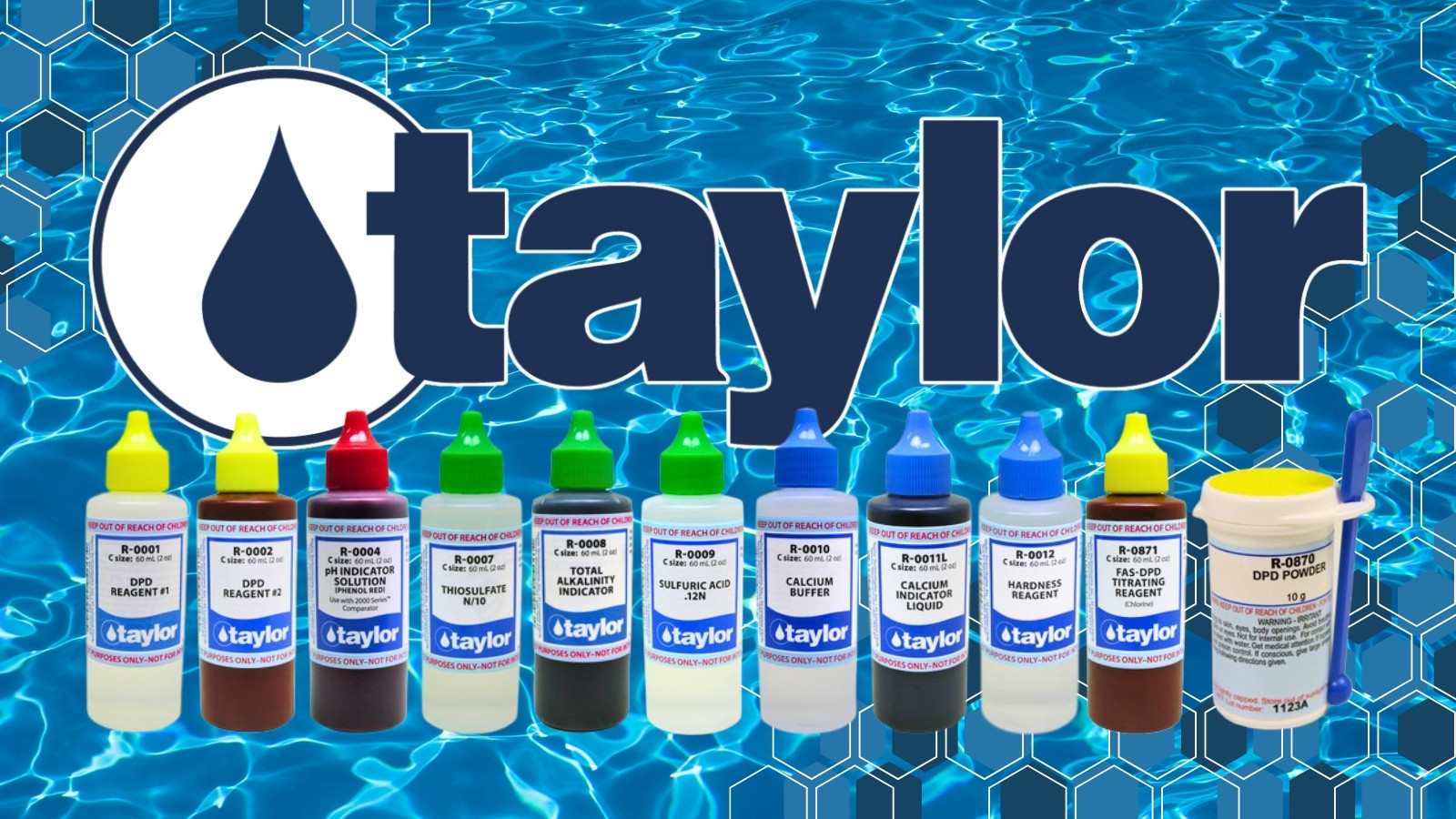 Taylor Reagents for Commercial Pools & Spas - EZ Pool & Spa Supply