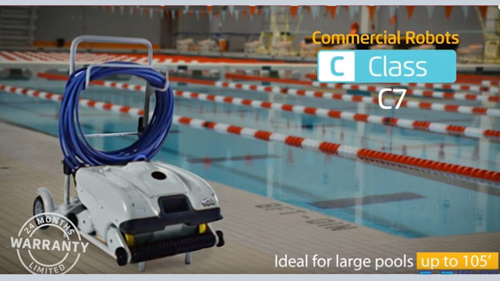 Dolphin C7 Commercial Pool Cleaner - EZ Pool & Spa Supply