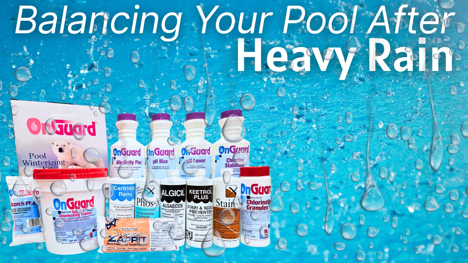 How Heavy Rain Affects Pool Chemistry and How to Fix It Fast - EZ Pool ...