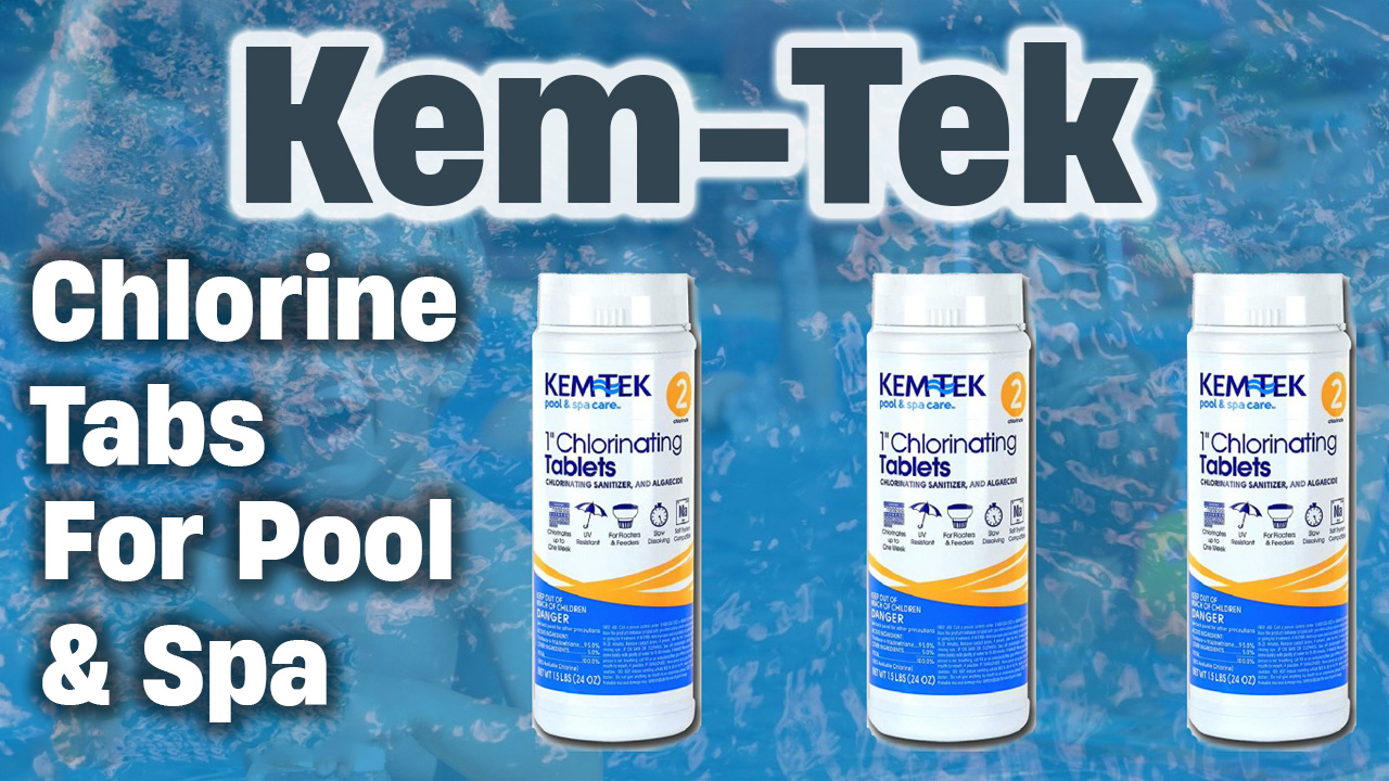 Kem-Tek 177 1-Inch Chlorinating Tablets for Pool and Spa - EZ Pool ...