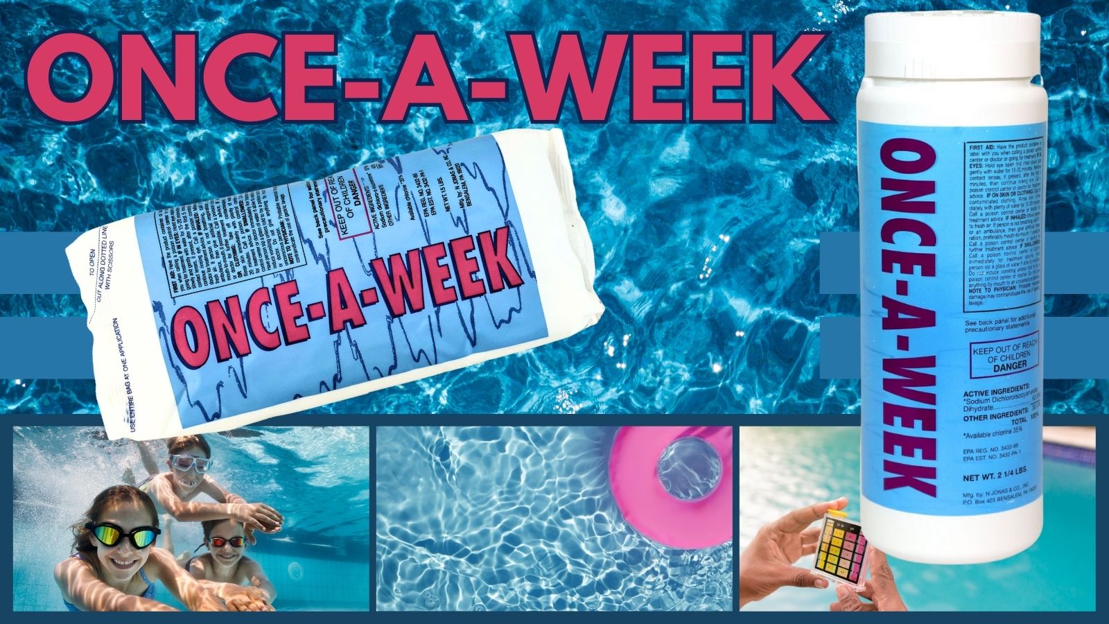 Once-A-Week Pool Sanitizer... Effortless Pool Care - EZ Pool & Spa Supply
