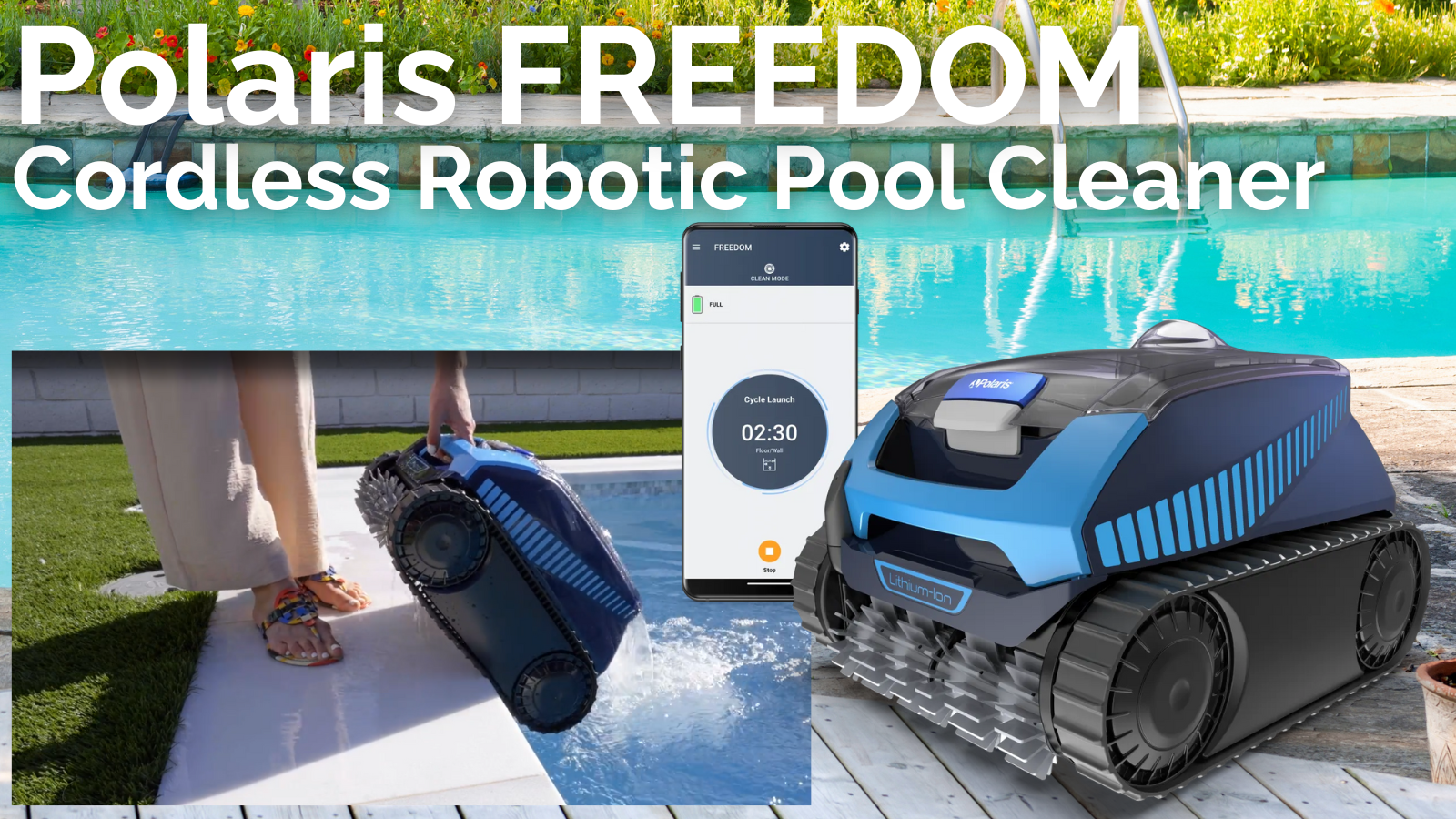 Polaris Freedom Cordless Robotic Pool Cleaner: Taking the Hassle Out of ...