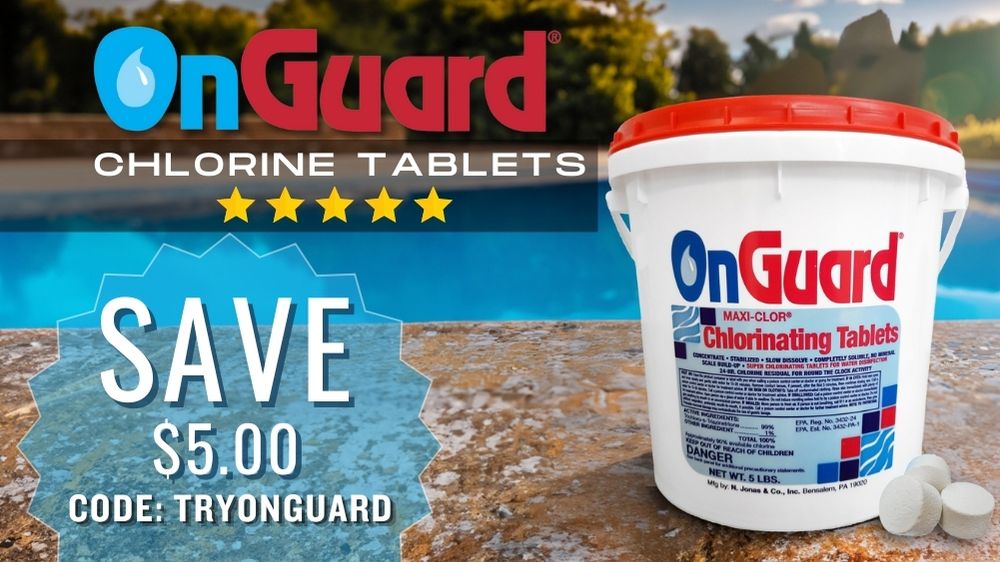 Experience Crystal Clear Water with OnGuard Chlorinating Tablets - EZ ...