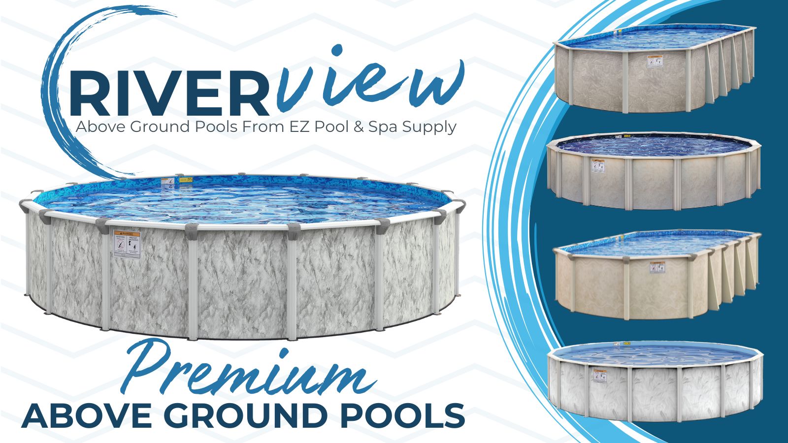 Introducing River View's Exquisite Above Ground Swimming Pools - EZ Pool & Spa Supply
