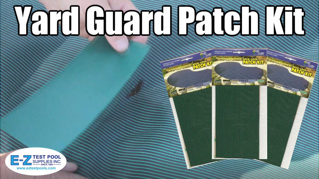 How to Patch Your Pool's Winter Safety Cover | Yard Guard Patch Kit ...