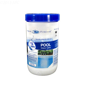 AquaFinesse 1 3/4"Pool Water Care, 12 Tablets, 12002695 - EZ Pool & Spa Supply