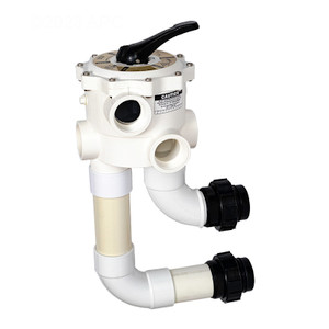 Waterway Crystal Water 2" FPT DE Multi Port Valve with Union ...