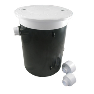 CMP Gray Lid and Collar Pool Leveler, 25504-101-000 - EZ Pool & Spa Supply