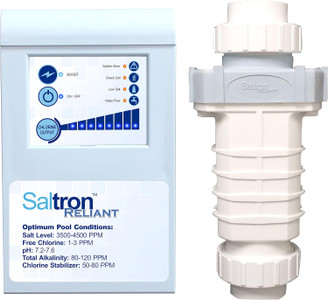 Solaxx Saltron Reliant 25K Gallon Chlorine Generatol, CLG225A - EZ Pool ...