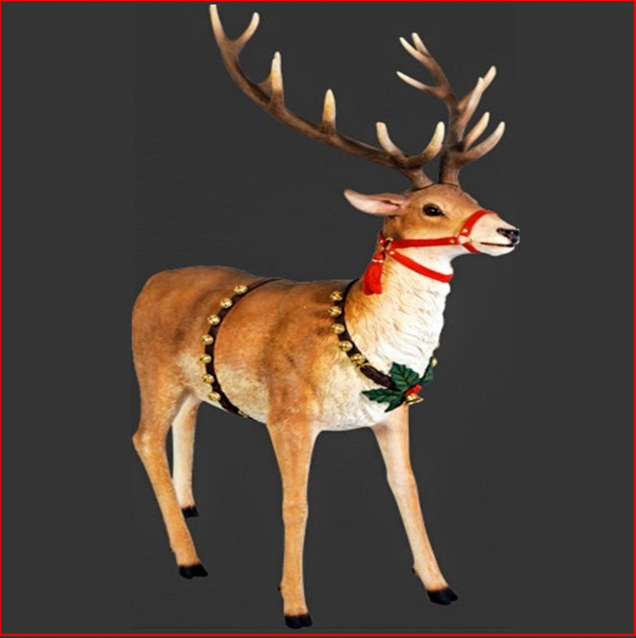 The Polyresin Reindeer for Sleigh Jumbo