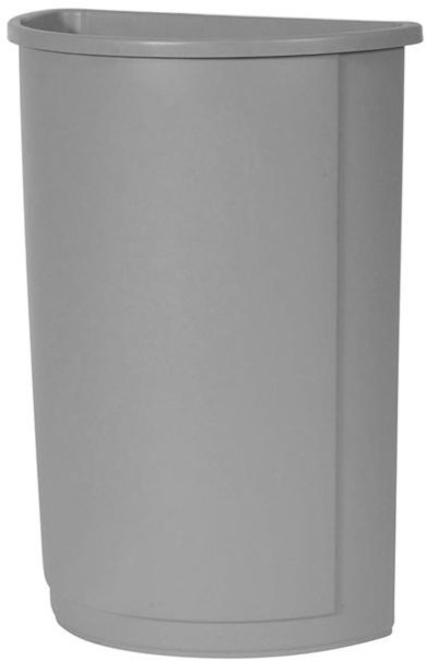 Rubbermaid Untouchable Half-Round Container - 79.5 Ltr - Grey