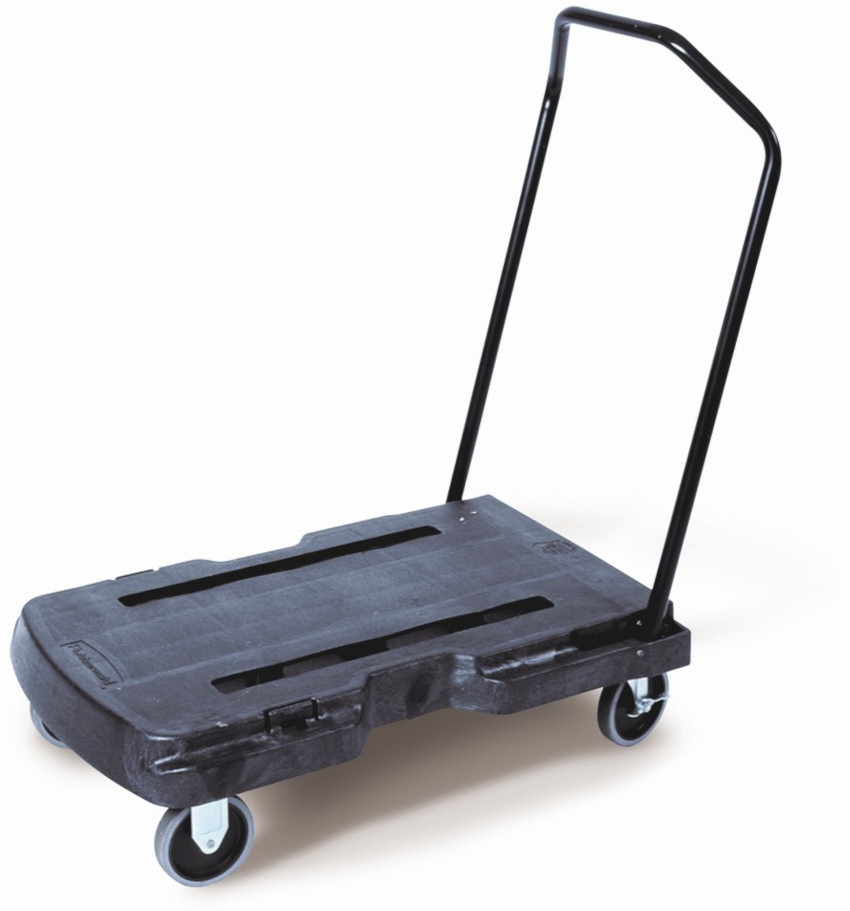 Rubbermaid Triple Trolley - Black