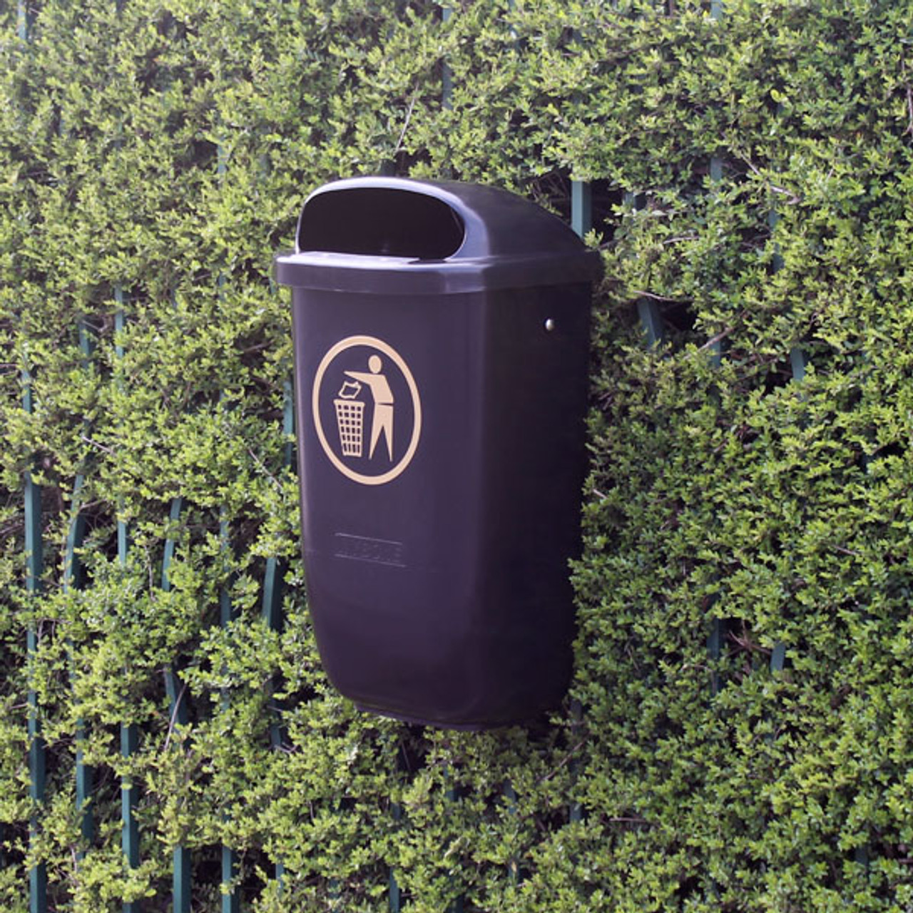 Wybone Asb/50 Post Mountable Litter Bin