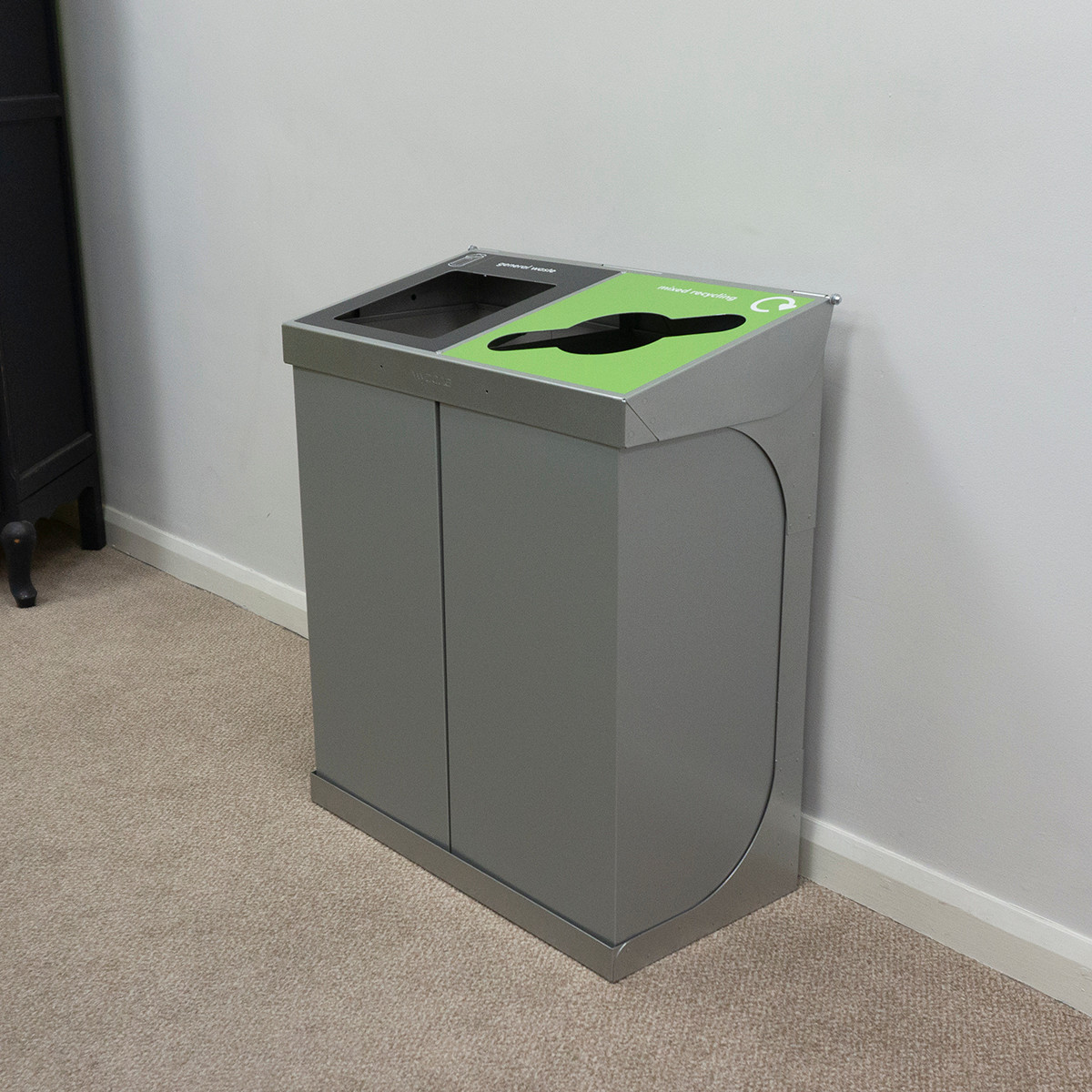 Wybone C-Bin Double Recycling Unit With Coloured Bodies - 120L