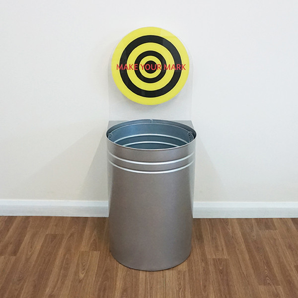 Wybone Cwb Circular Target Bins Plastic Bottles Option 2 (Brown 1 Sticker)
