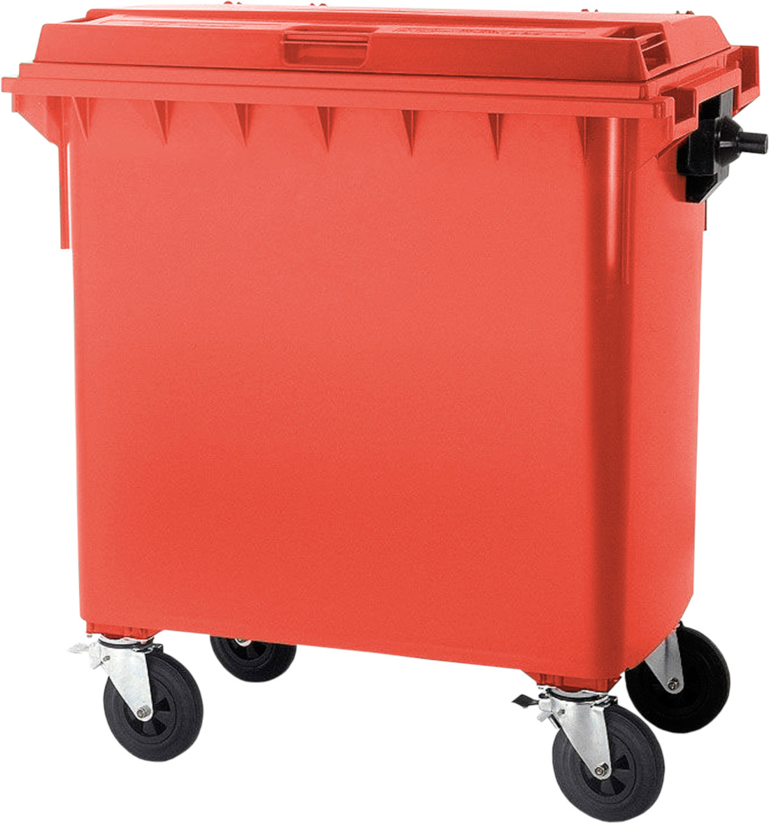 Wheelie Bin - 660 Ltr - Red