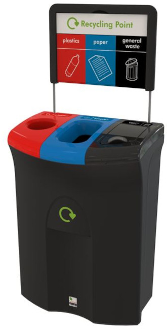 Leafield Meridian - 30/40/30 Split - Hole Plastics/Open Paper/Lift-Up ...