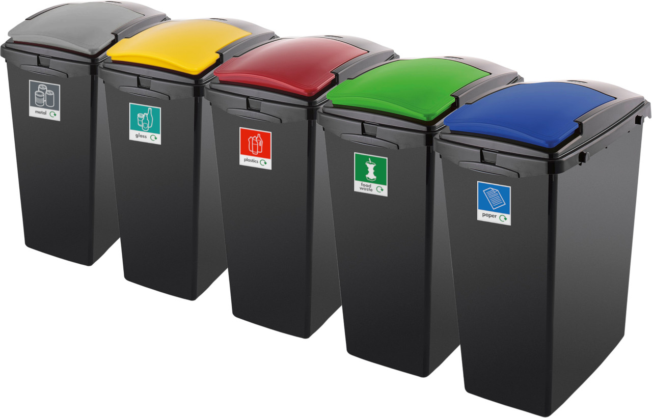 Addis 5-Bin Recycling Hub