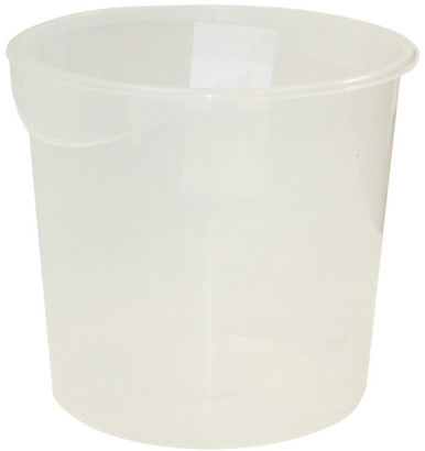 Rubbermaid Round Storage Container - 17 Ltr - Clear