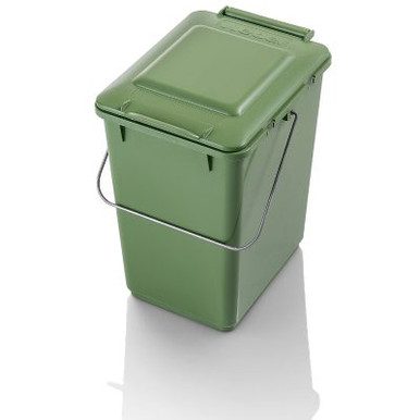 Kitchen Waste Caddy Bin - 10 Ltr - Green