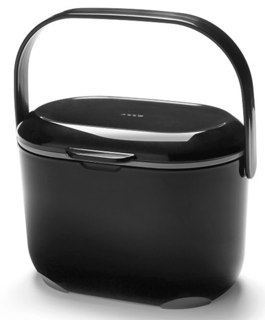 Addis Compost Caddy - 2.5 Ltr - Black/Grey