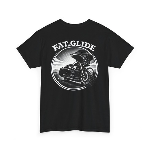 Fat Glide T‑Shirt Chest Logo-Street Glide - Nasty Baggers