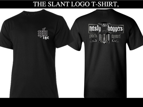 THE CLASSIC SLANT LOGO T-SHIRT - Nasty Baggers