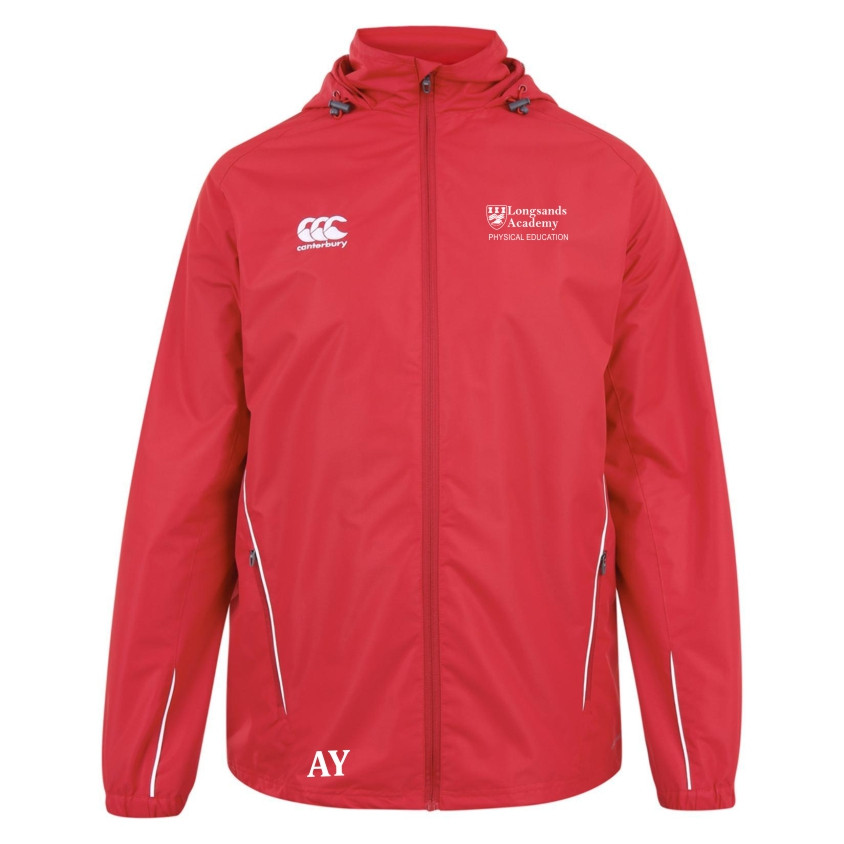 Longsands Academy Staff Unisex Black Full Zip Rain Jacket - Speed One ...