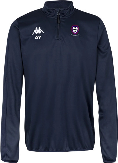 Old Whitgiftian RFC Blue Marine Tavole 1/4 Zip Top (Slim Fit) - Speed ...