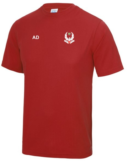 Lancaster Phoenix Korfball Junior Cool T-Shirt in Fire Red - Speed One ...