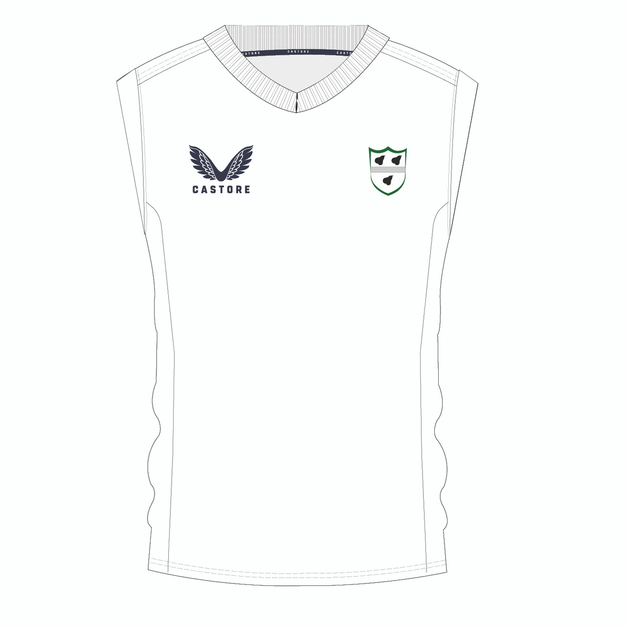 Worcester CCC Pathway Junior Cricket Vest - Cream - Speed One Sports