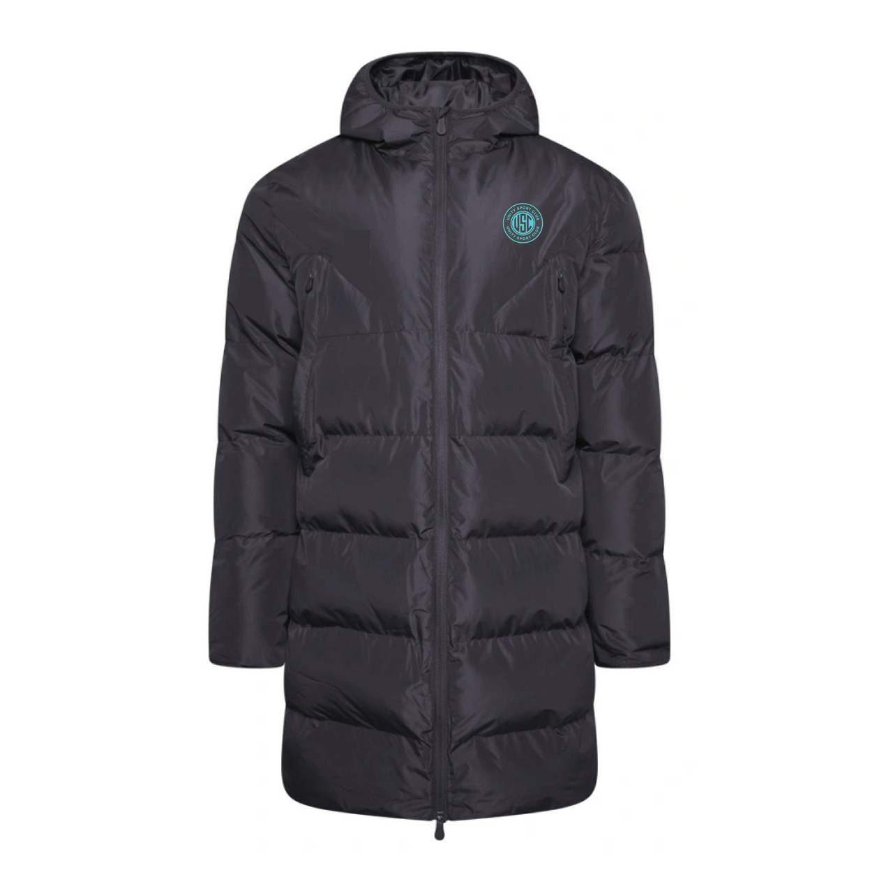 Unity Sports Club - Long Padded Jacket - Black - Speed One Sports