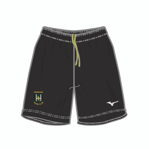 Bromyard RFC - Mizuno Core Bermuda Shorts With Pockets Black - Unisex ...