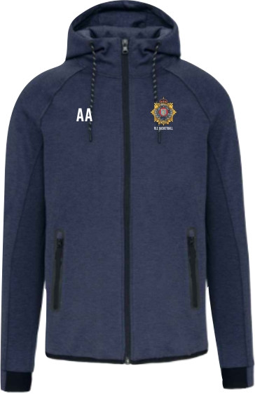 RLC BASKETBALL PLAYERS - NAVY HOODED JACKET - Speed One Sports