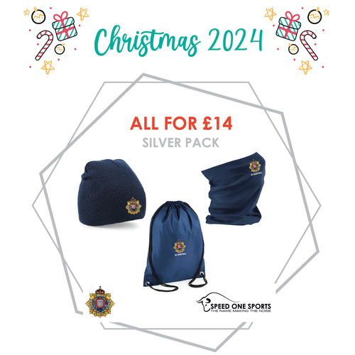 RLC BASKETBALL - SILVER CHRISTMAS PACK - NAVY - Speed One Sports