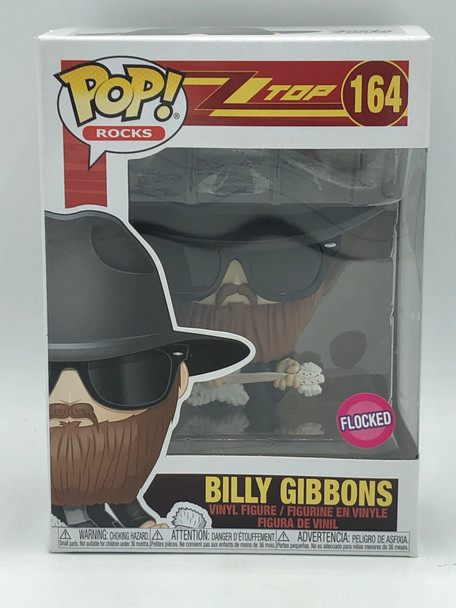 Funko POP! Rocks ZZ Top Billy Gibbons (Flocked) #164 Vinyl Figure ...