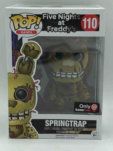 Funko POP! Games Five Nights at Freddy's Springtrap (Flocked) #110 ...