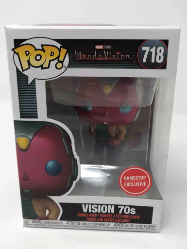 Funko POP! Marvel WandaVision 70's Vision #718 Vinyl Figure - (72481 ...