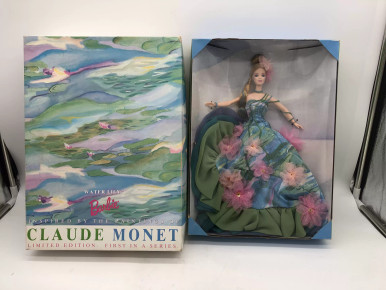 Claude Monet Series Water Lily Barbie 1997 Doll - (50539) for sale at ...