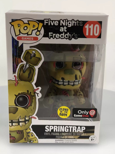 Funko POP! Games Five Nights at Freddy's Springtrap #110 Vinyl Figure ...
