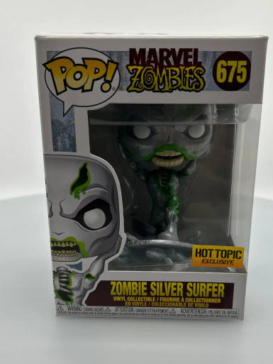 Funko POP! Marvel Zombies Zombie Silver Surfer #675 Hot Topic Exclusive ...