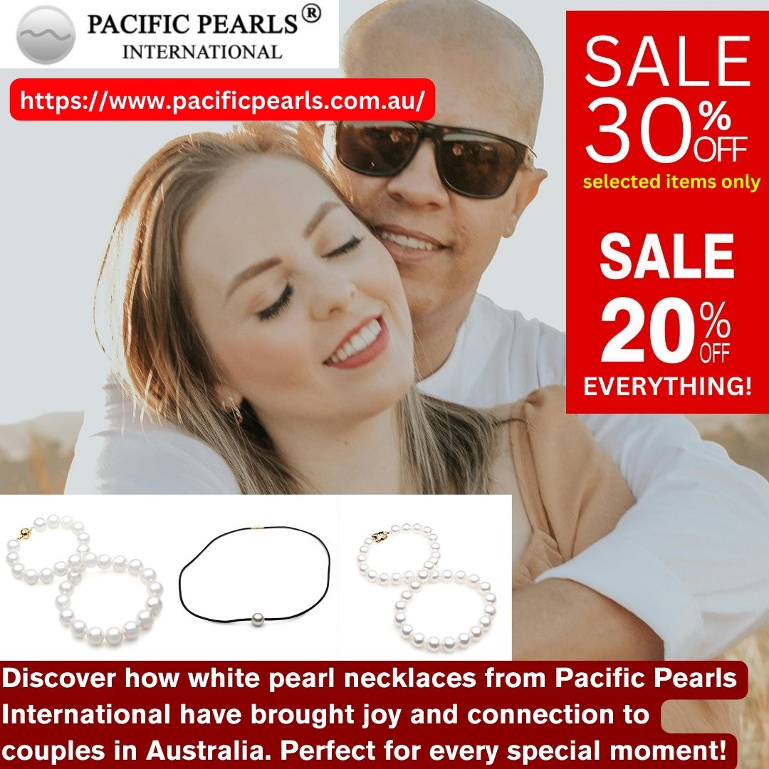 white pearl necklaces have brought joy Perfect for every special moment ...