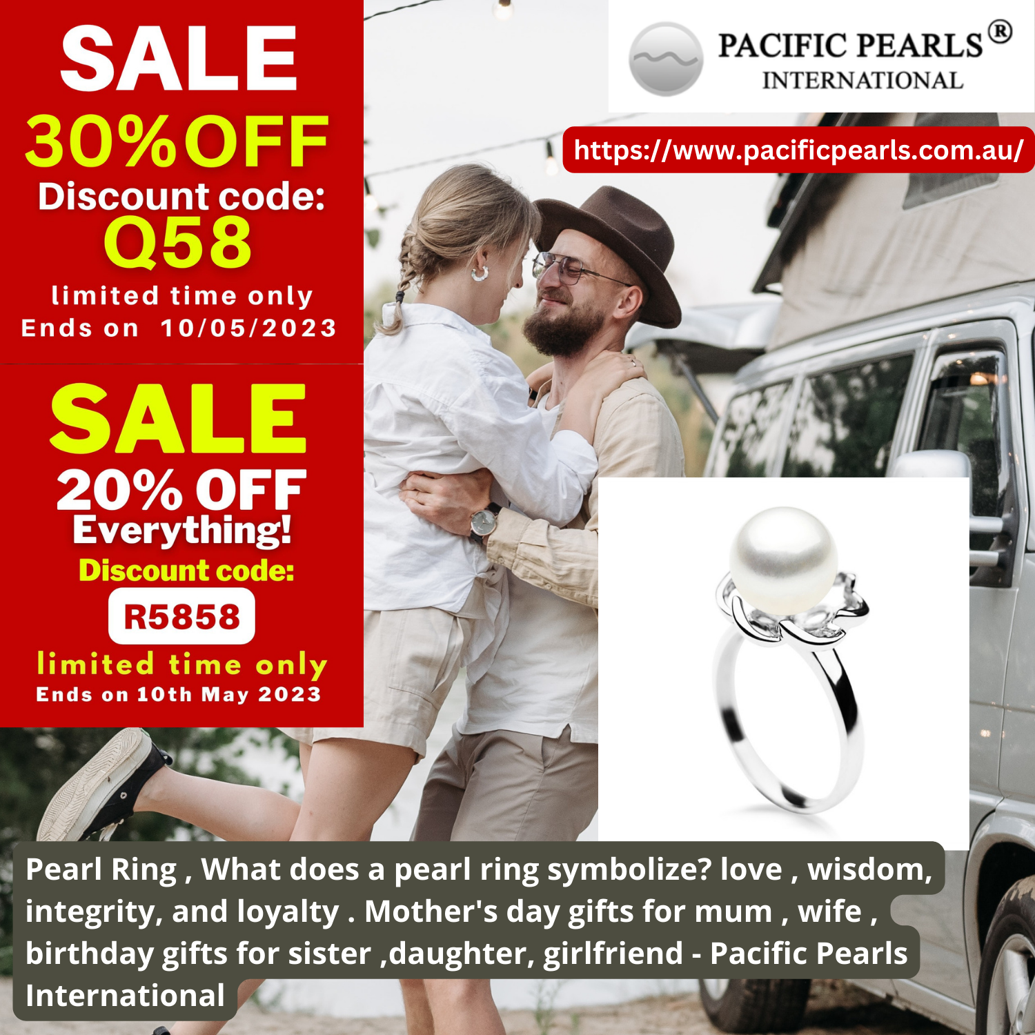 Pearl Ring , What does a pearl ring symbolize? love , wisdom, integrity ...