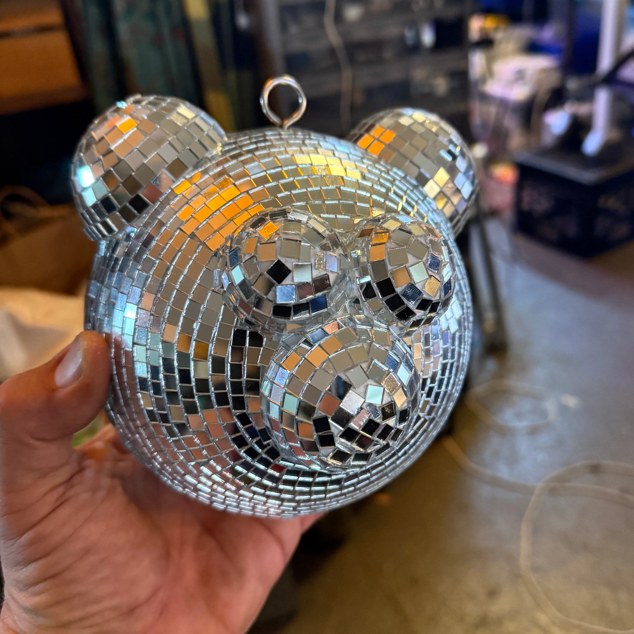 Disco Beardy Bear Ball Small - BURLYSHIRTS
